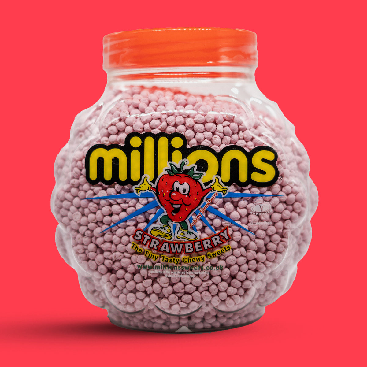 Strawberry Millions 2KG Shaws Sweets Strawberry Millions 2KG Shaws Sweets