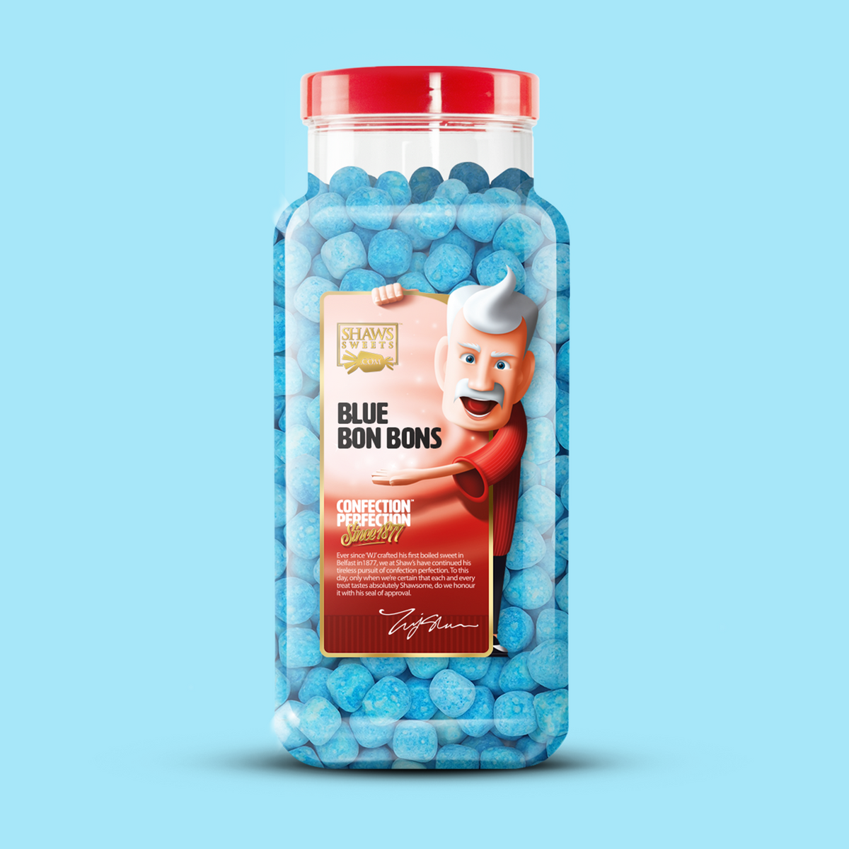 Blue Bon Bons 2.5kg – Shaws Sweets