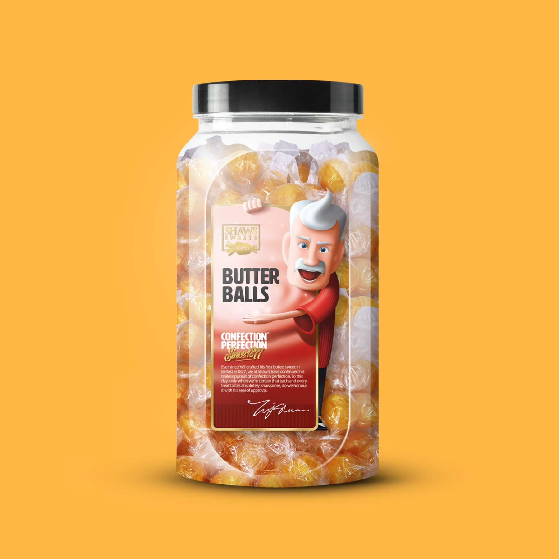 Butter Balls 400g – Shaws Sweets