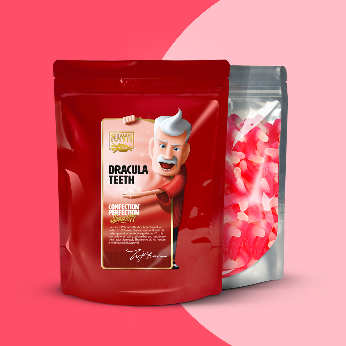 Dracula Teeth 1Kg – Shaws Sweets