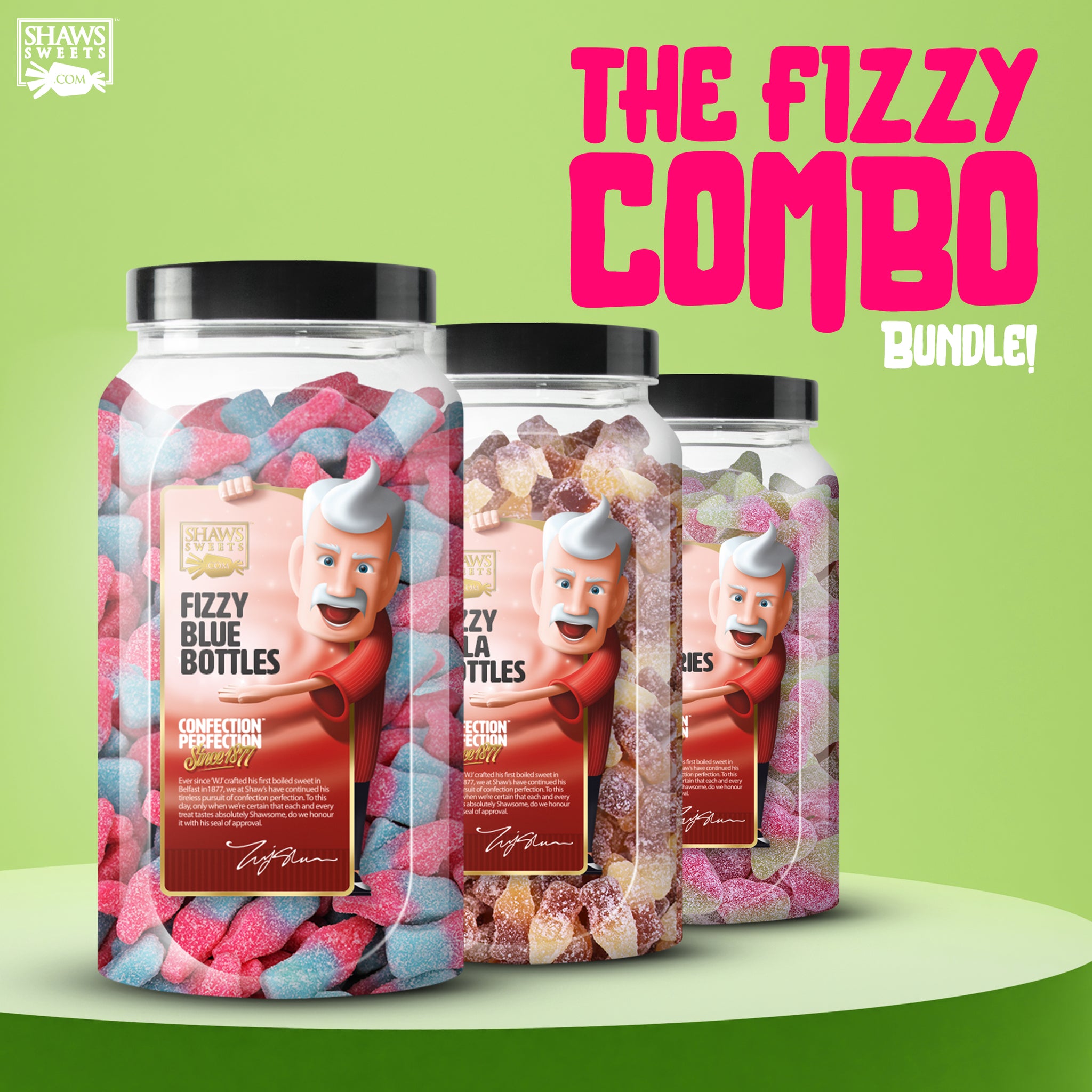The Fizzy Combo Bundle – Shaws Sweets