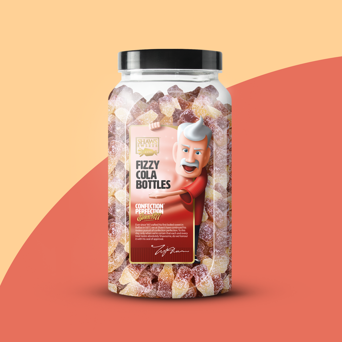 Fizzy Cola Bottles 600g – Shaws Sweets