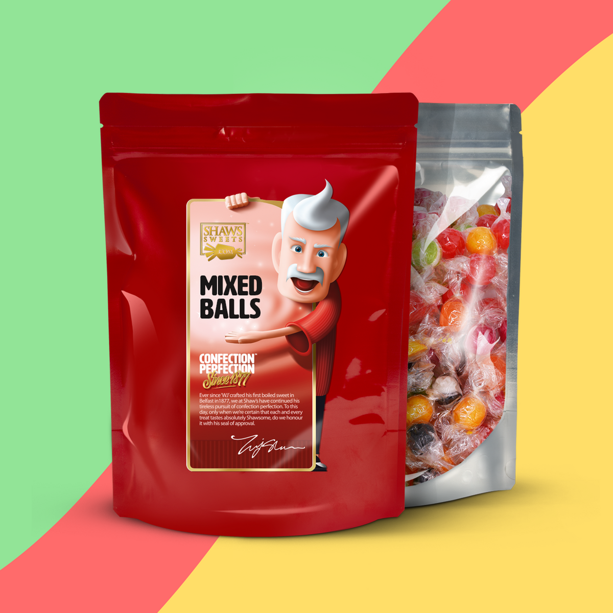 Mixed Balls 700g – Shaws Sweets