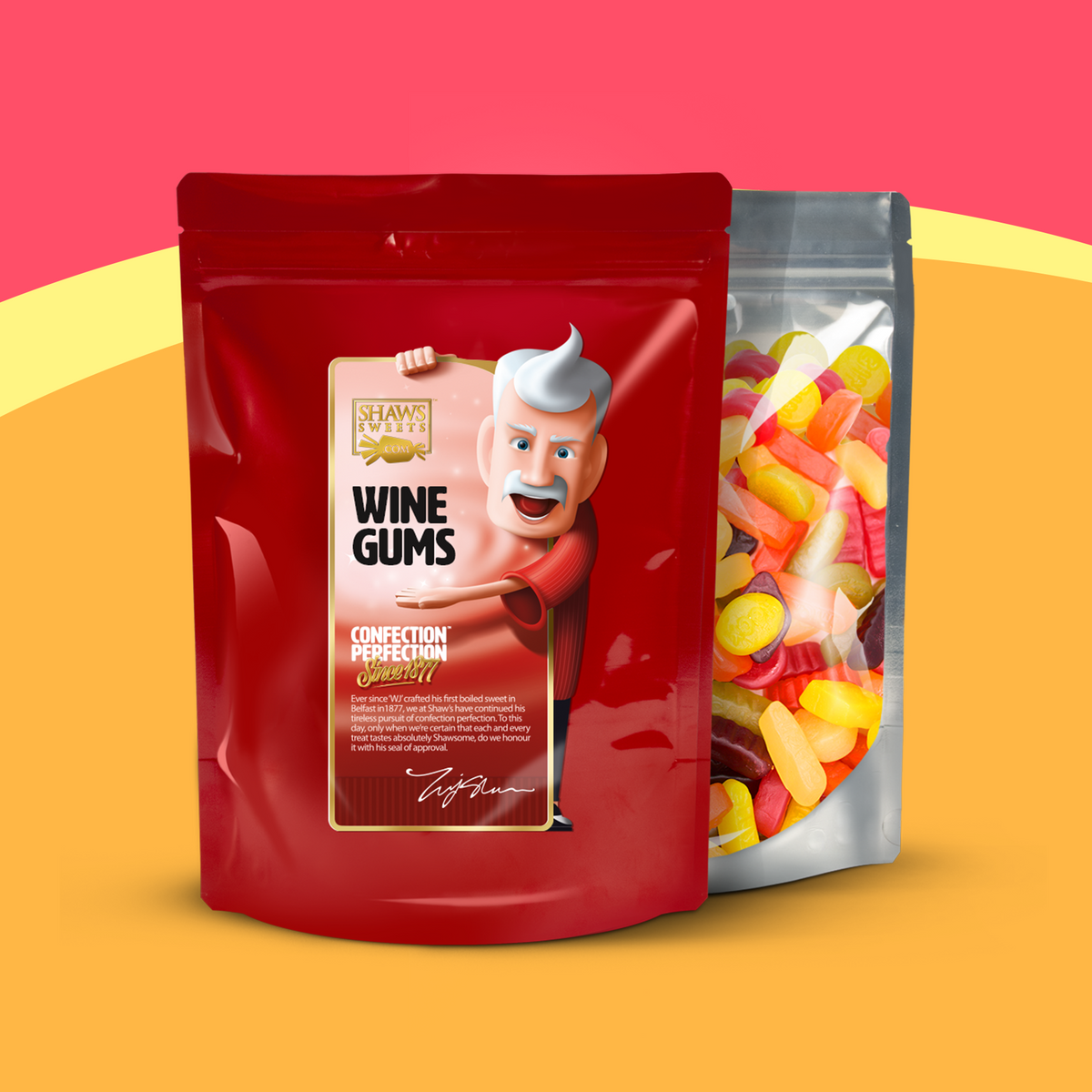 Wine Gums 1kg – Shaws Sweets
