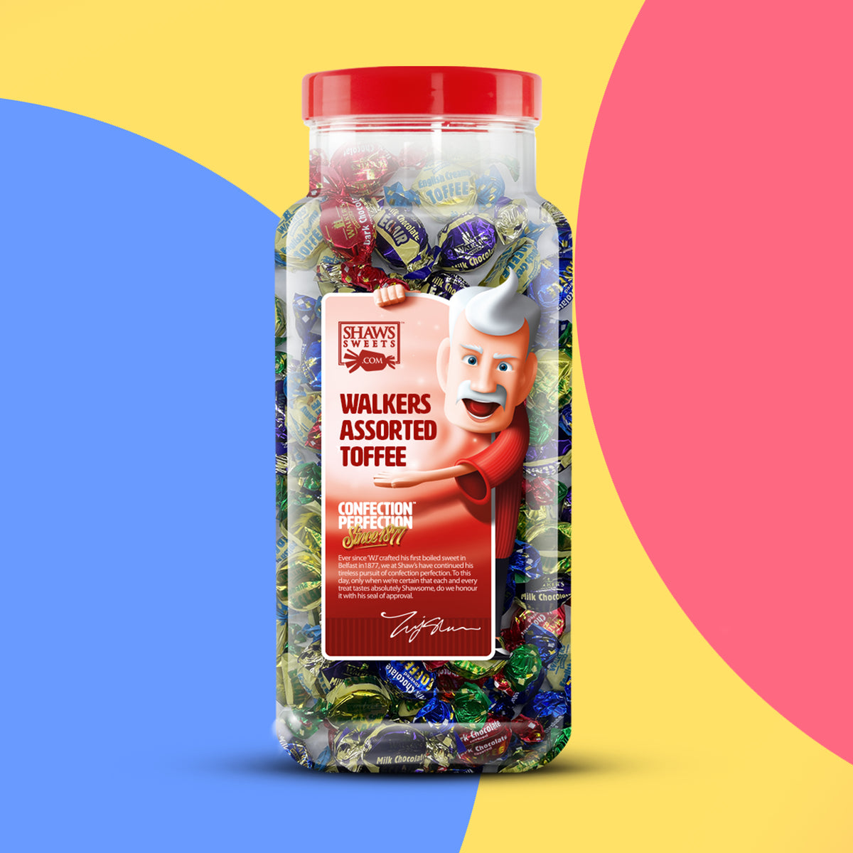 Assorted Toffees & Eclairs 1.75KG – Shaws Sweets